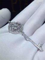 China full diamonds of kaleidoscope key necklace 18kt gold  with white gold or yellow gold for sale