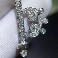 China full diamonds key necklace 18kt gold  with white gold or yellow gold for sale