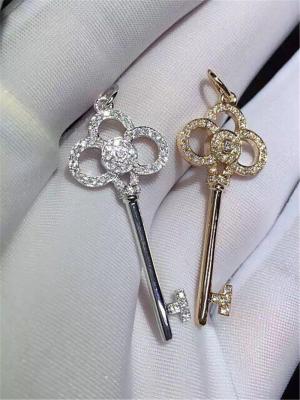 China diamonds of crown key 18kt gold  with yellow gold or white gold or pink gold for sale