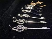 China diamonds of crown key 18kt gold  with yellow gold or white gold or pink gold for sale
