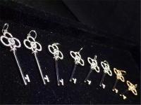 China diamonds of crown key 18kt gold  with yellow gold or white gold or pink gold for sale