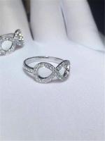China full diamonds of bowknot ring 18kt gold  with yellow gold or white gold or pink gold for sale