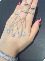 China diamonds of necklace-ring 18kt gold  with yellow gold or white gold or pink gold for sale