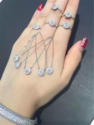 China diamonds of necklace-ring 18kt gold  with yellow gold or white gold or pink gold for sale