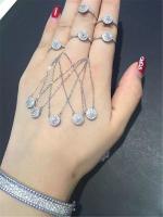 China diamonds of necklace-ring 18kt gold  with yellow gold or white gold or pink gold for sale