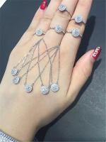 China diamonds of necklace-ring 18kt gold  with yellow gold or white gold or pink gold for sale