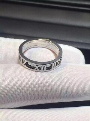 China gold of Roman numeral ring 18kt gold  with yellow gold or white gold for sale