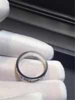 China gold of Roman numeral ring 18kt gold  with yellow gold or white gold for sale