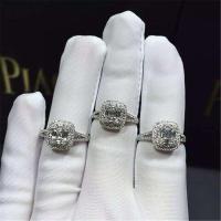 China square diamonds ring 18kt gold  with yellow gold or white gold or pink gold for sale