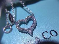 China full diamonds of  love  necklace 18kt gold  with yellow gold or white gold or pink gold for sale