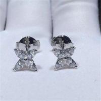 China full  diamonds earring 18kt  gold  with white gold or yellow gold or pink gold for sale