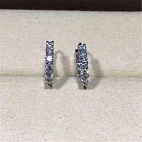 China full  diamonds earring 18kt  gold  with white gold or yellow gold or pink gold for sale