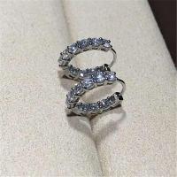 China full  diamonds earring 18kt  gold  with white gold or yellow gold or pink gold for sale