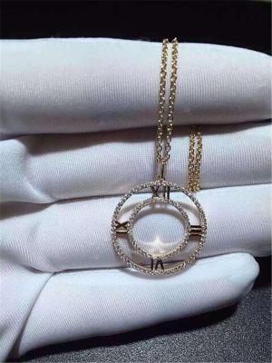 China diamonds  necklace of 18kt gold  with yellow gold or white gold or pink gold for sale