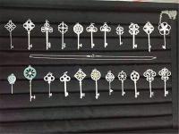 China diamonds  key 18kt gold  with yellow gold or white gold or pink gold for sale