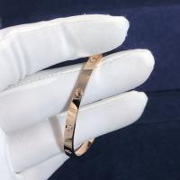 China Elegant Car tier 18k Gold Love Bracelet 10 Diamonds Vs Vvs Natural Diamonds Bracelet for sale