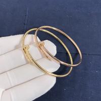 China Elegant Car Tier 18k Gold Juste Un Clou Bracelet Small Model Natural Diamonds for sale