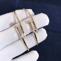 China Elegant Car Tier 18k Gold Juste Un Clou Bracelet Small Model Natural Diamonds for sale