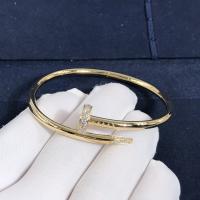 China Elegant Car Tier 18k GoldJuste Un Clou Bracelet  Natural Diamonds Real Gold Real Diamonds for sale