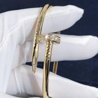 China Elegant Car Tier 18k GoldJuste Un Clou Bracelet  Natural Diamonds Real Gold Real Diamonds for sale