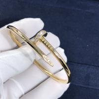 China Elegant Car Tier 18k GoldJuste Un Clou Bracelet  Natural Diamonds Real Gold Real Diamonds for sale