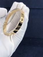 China High-End High Quality Elegant Amazing  Car Tier 18k LOVE Bracelet 4 Diamonds for sale