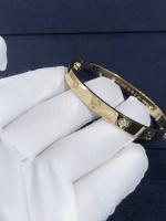 China High-End High Quality Elegant Amazing  Car Tier 18k LOVE Bracelet 4 Diamonds for sale