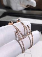 China 18k Gold Car Tier Juste Un Clou Earrings  Full Set Gift Box With Certificate Vs Natural Diamonds for sale