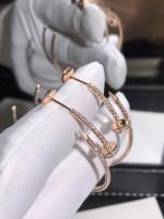 China 18k Gold Car Tier Juste Un Clou Earrings  Full Set Gift Box With Certificate Vs Natural Diamonds for sale