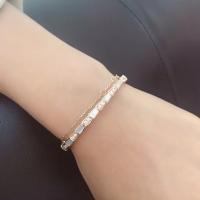 China Elegant i 18k Gold Serpenti Viper Bracelet  White MOP Natural Diamonds Real Gold Real Diamonds for sale