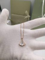 China the fan   necklace 18kt gold  with yellow gold or white gold or pink gold for sale