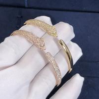China Car Tier 18k Yellow/White/Rose Gold VS/VVS Diamonds PanthèRe De Car Tier Bracelet for sale