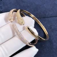 China Car Tier 18k Yellow/White/Rose Gold VS/VVS Diamonds PanthèRe De Car Tier Bracelet for sale