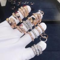 China Elegant   Customized 18K Gold   Serpenti Viper Ring Diamond Ring Yellow Gold White Gold for sale