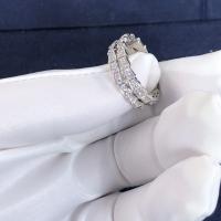 China Elegant  18K Gold  2 Row Diamonds Serpenti Viper Ring Diamond Ring Yellow Gold White Gold for sale