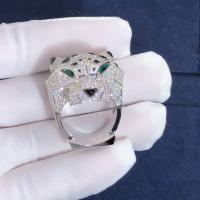 China Hot Selling Natural Diamond Jewelry 18k Gold Car Tier PanthèRe De Car tier Ring for sale