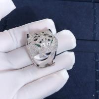 China Hot Selling Natural Diamond Jewelry 18k Gold Car Tier PanthèRe De Car tier Ring for sale