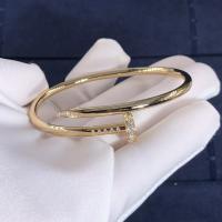 China New Fashion Jewelry Bracelet  Pure 18k Gold Cartie Juste Un Clou Bracelet With Natural Real Diamonds for sale
