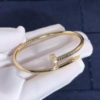 China New Fashion Jewelry Bracelet  Pure 18k Gold Cartie Juste Un Clou Bracelet With Natural Real Diamonds for sale
