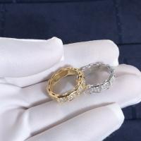 China Hot Fine Jewelry High-End High Quality 18k Pure Gold Natural Diamonds  Serpenti Viper Ring for sale