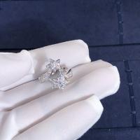 China New Fashion Fine Jewelry Pure 18k Gold Jewelry Chane L COMÈTE GÉODE  Vvs Natural  Diamonds Ring for sale