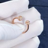 China High-End High Quality  Fine Jewelry Pure 18k Gold Jewelry Piaget Possession Open Ring Natural  Diamonds Ring for sale