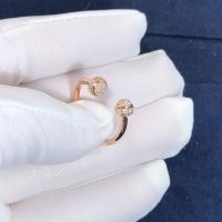 China High-End High Quality  Fine Jewelry Pure 18k Gold Jewelry Piaget Possession Open Ring Natural  Diamonds Ring for sale