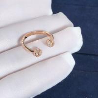 China High-End High Quality  Fine Jewelry Pure 18k Gold Jewelry Piaget Possession Open Ring Natural  Diamonds Ring for sale