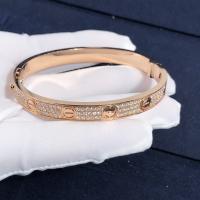 China Elegant Gorgeous Factory Made Car Tier 18k Yellow/White/Rose Gold And Natural Diamonds LOVE Bracelet, Diamond-Paved for sale