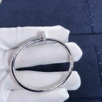 China Hot Selling High Quality Fashion Men Women Gift 18k White Gold Car Tier Juste Un Clou Bracelet for sale