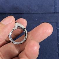 China Car Tier High Quality 18K White Gold Ring Jewelry Natural Diamond Engagement Ring for sale