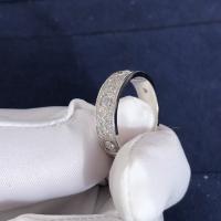 China Car Tier LOVE Ring Small Model Factory Custom Fine Jewelry 18k Pure Gold Natural Diamonds Ring for sale