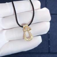 China Force 10 Pendant Hot Selling 18k Gold Necklace Fashion Fine Natural Stone Diamond Gold Pendant Necklace for sale