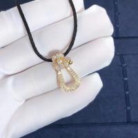 China Force 10 Pendant Hot Selling 18k Gold Necklace Fashion Fine Natural Stone Diamond Gold Pendant Necklace for sale